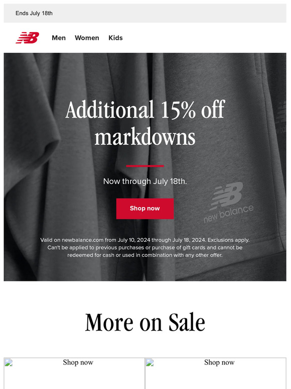 New Balance Email Newsletters: Shop Sales, Discounts, and Coupon Codes