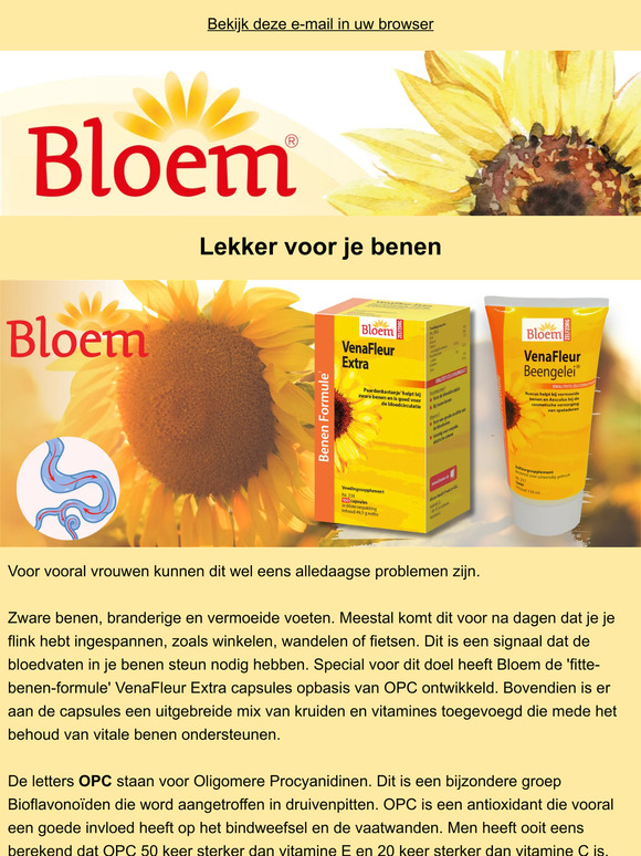 Bloem: Lekker voor je benen - VenaFleur🤩 | Milled