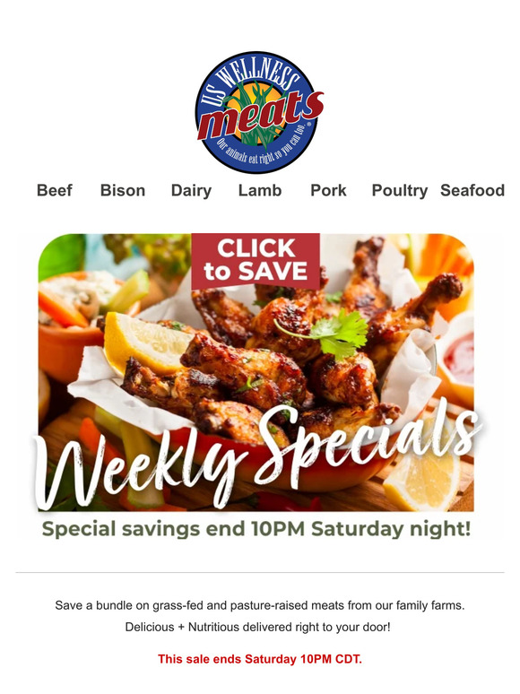 Grassland Beef: Wings & Things - Save on Delicious + Nutritious | Milled