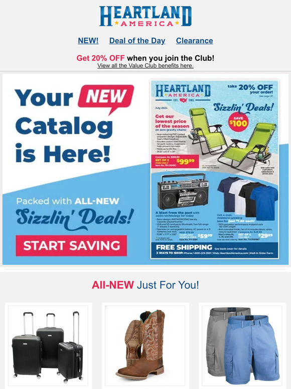Heartland America: New Catalog Alert 💌 Featuring Over 50 New Deals ...