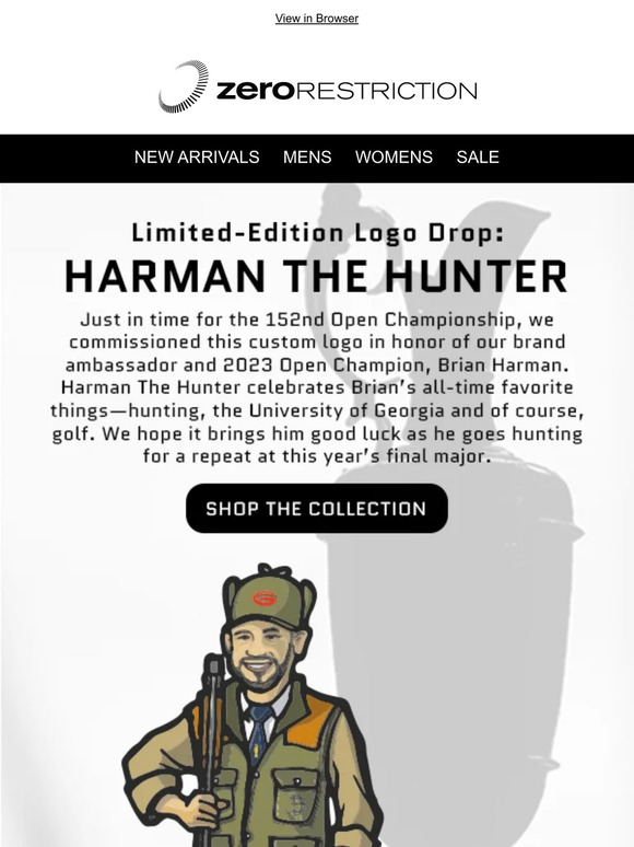 Zero Restriction: Limited-Edition Logo Launch: Harman The Hunter | Milled