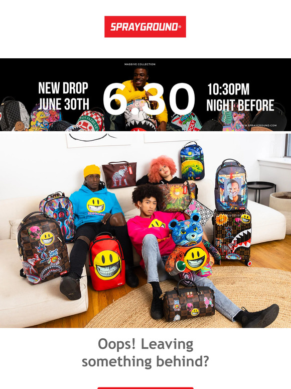 Sprayground: Your cart is waiting for you! 🛒 | Milled