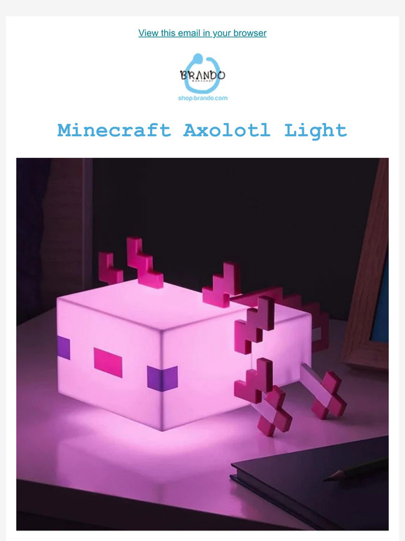 Brando: Minecraft Axolotl Light | Milled