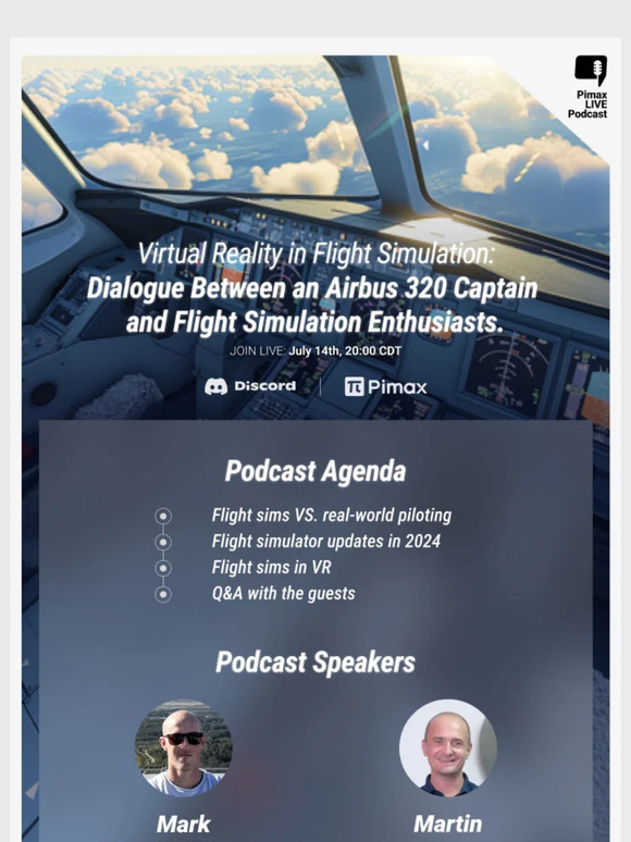 Pimax: Airbus Captain & Flight Simmers on VR in Flight Simulation ...