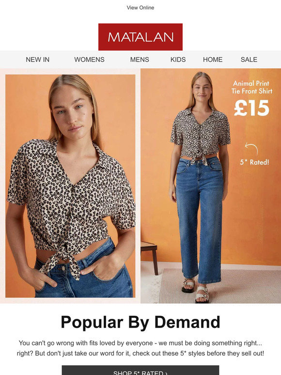 Matalan: It's coming home. And so are these 5 ⭐️ styles 👀 | Milled