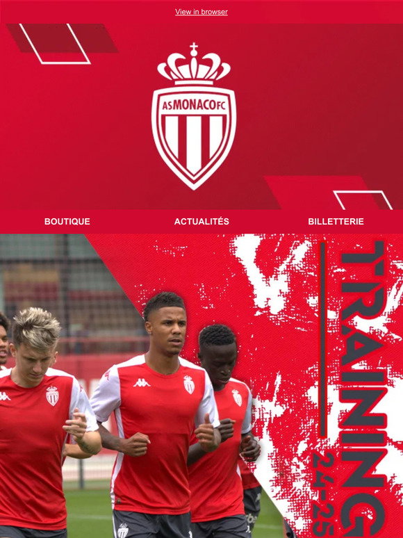 AS Monaco: LA GAMME TRAINING 2024-2025 DÉVOILÉE 🔥 | Milled
