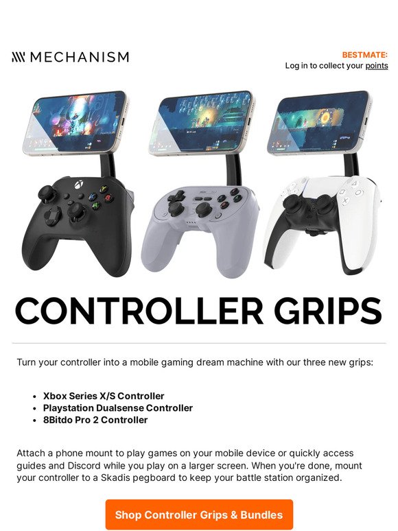 Mechanism: Controller grips are here! | Milled