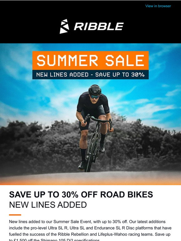 Ribble Cycles: New lines added! | Milled
