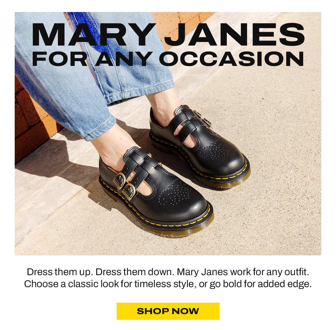 Dr. Martens: Finish any look with DM's Mary Janes | Milled