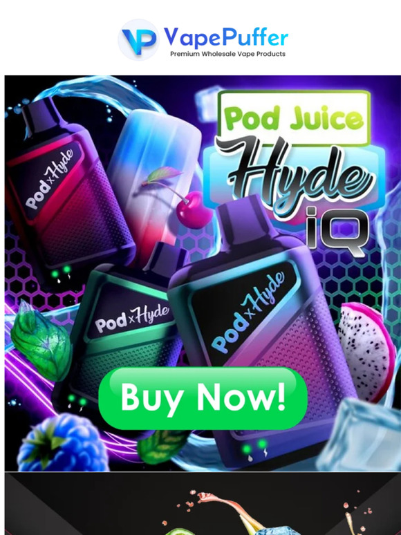 Vapepuffer: 🍸 Introducing the Hyde IQ Pod Juice Disposable, a vaping ...