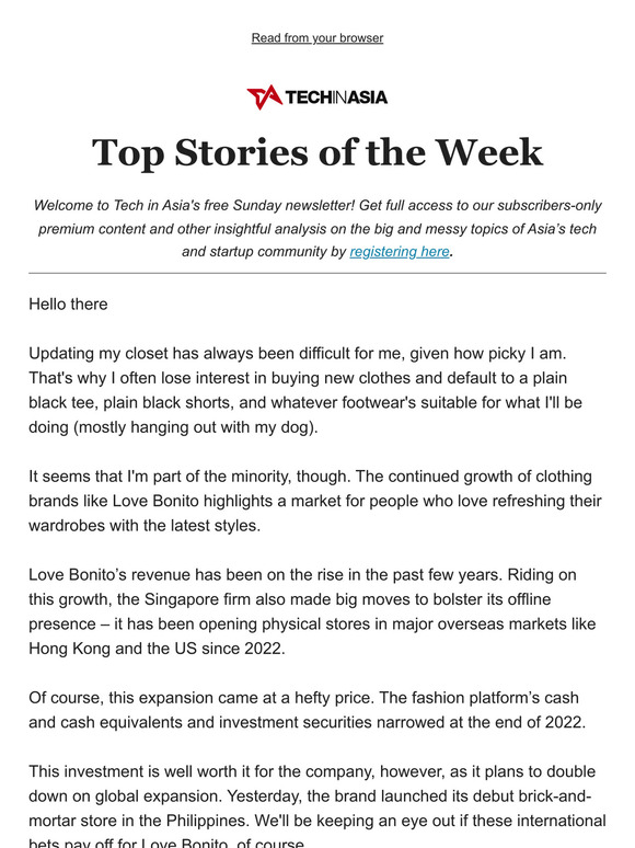 Tech in Asia: Savvy expansion fuels growth at Love Bonito | Milled