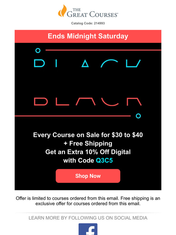 The Great Courses: Hurry! All Courses $30 to $40 + Extra 10% Off | Milled