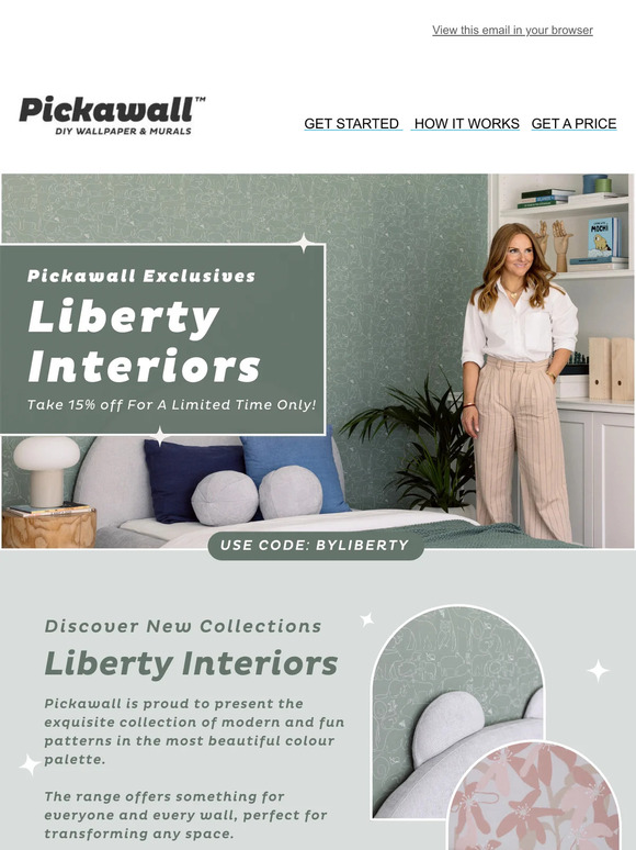 Pickawall: Discover Our Exclusive Liberty Interior Wallpaper Collection ...
