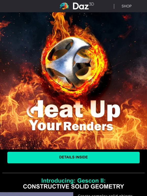 DAZ 3D: Fire Fonts and Modeling Tools to Heat Up Your Renders | Milled