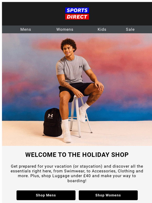 Sports Direct: Holiday Essentials ️ | Milled