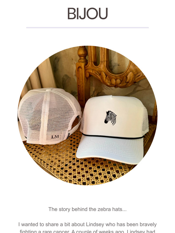 Shop Bijou: The story behind the LM Hat & the Zebra Fund | Milled