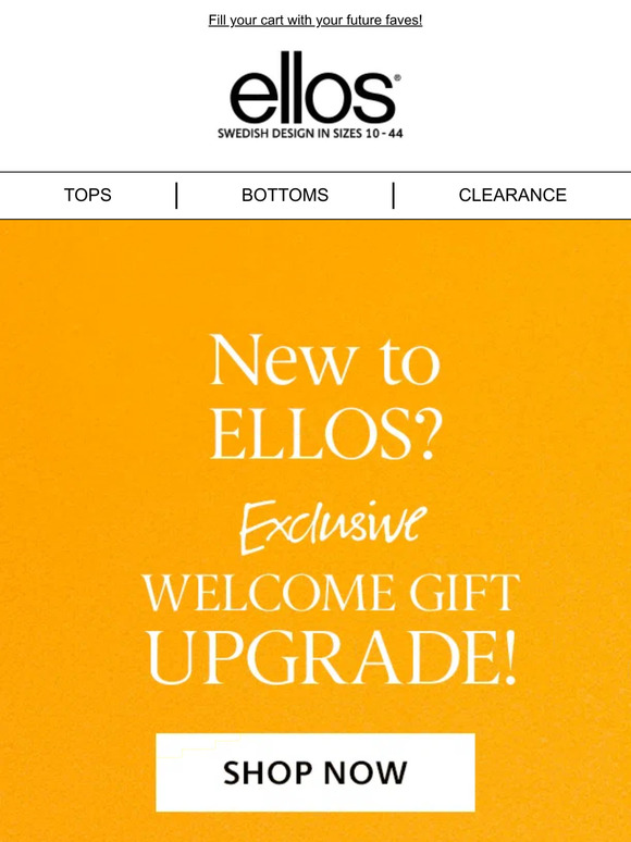 Ellos: 🎁 Here’s 50% Off for your first order! | Milled