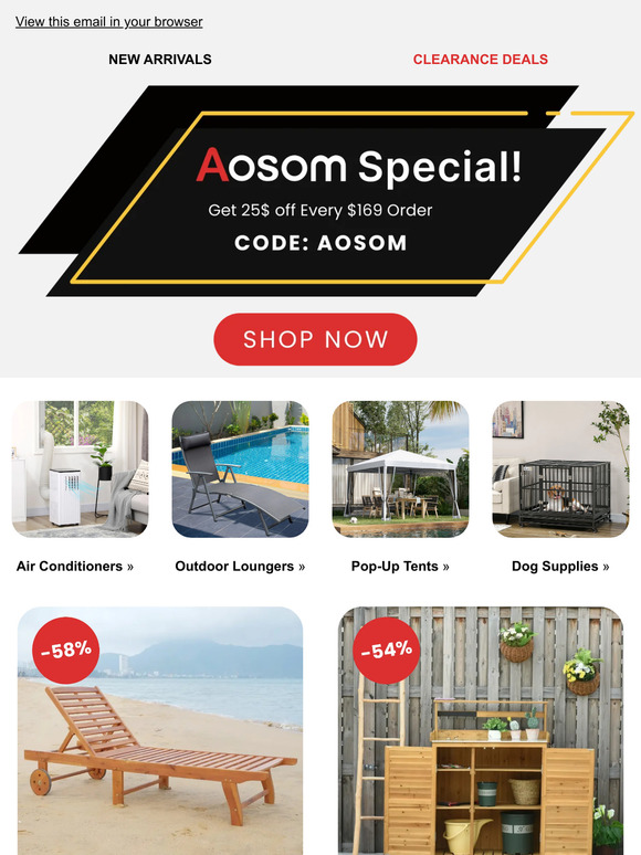 Aosom: 🚀 Aosom Special: Enter Code AOSOM! | Milled
