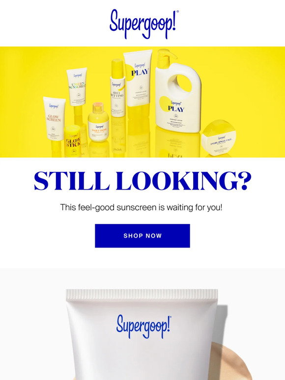 Supergoop: Your new go-to SPF is waiting! | Milled