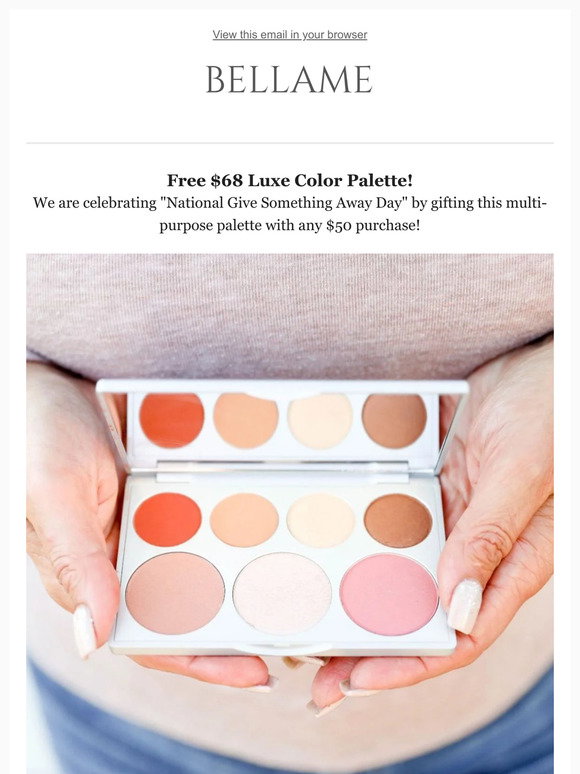 Bellame: Free $68 Luxe Color Palette! | Milled