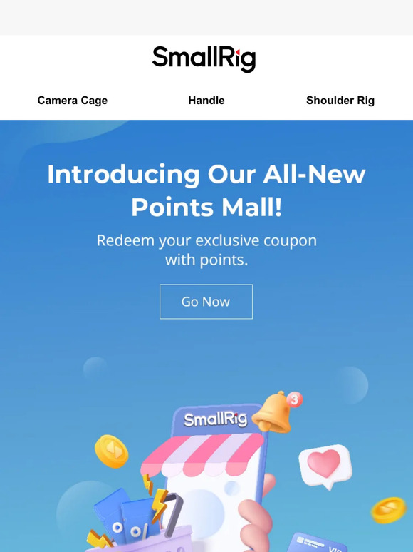 SmallRig: 🎉 Exciting News: Explore Our All-New Points Mall! | Milled