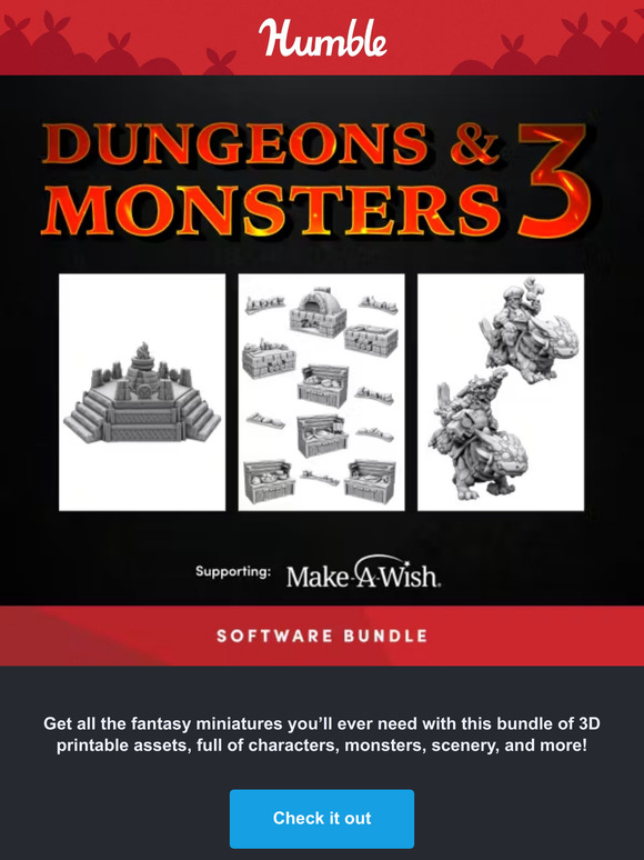 Humble Bundle: 3D print your fantasy world 🗺️ | Milled
