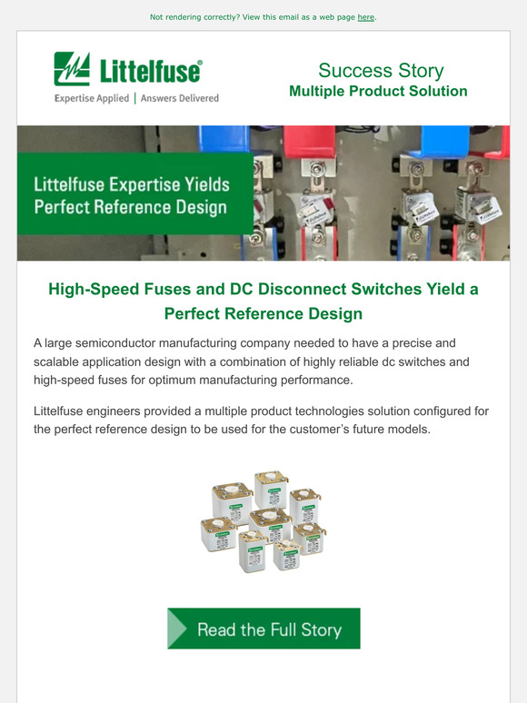 Littelfuse: Customer Sees Growth Opportunity with New Reference Design ...
