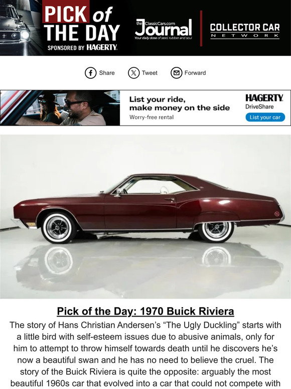 ClassicCars: Pick of the Day: 1970 Buick Riviera | Milled