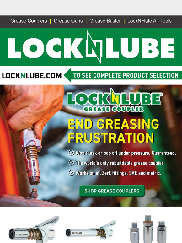 LockNLube: Take the pain out of machine maintenance with locking Grease ...