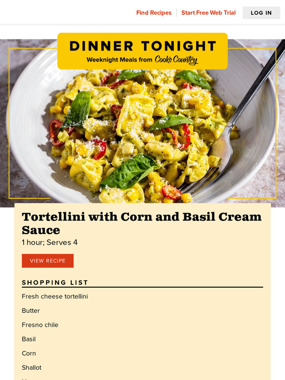 America's Test Kitchen: Dinner Tonight: How do I handle all this summer ...