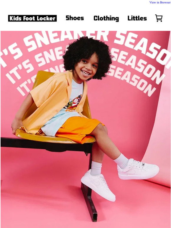 Kids Foot Locker: Sneaker Season looks 🤝 summer’s latest trends 👟 | Milled