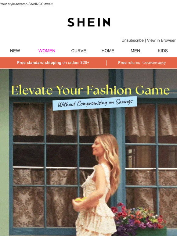 SHEIN Email Newsletters: Shop Sales, Discounts, and Coupon Codes