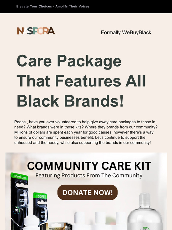 We Buy Black: Black Brands for the Homeless and Unhoused! | Milled