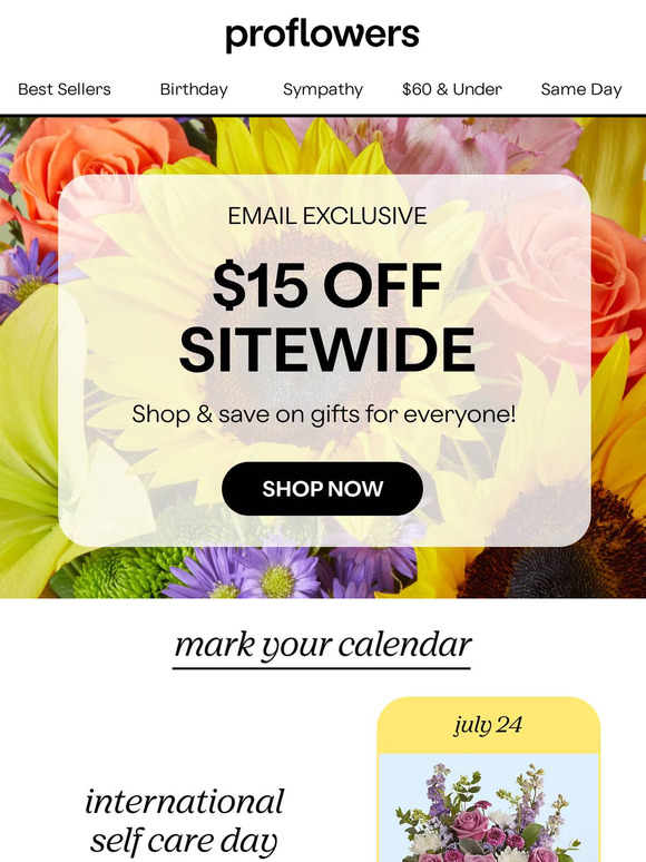 ProPlants: 💐 $15 Off on All Flower Deliveries: Order Today! | Milled