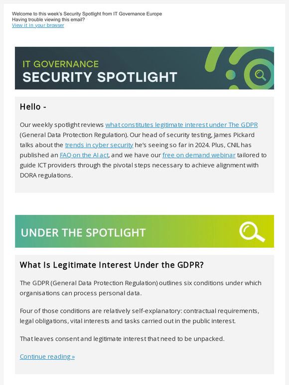 IT Governance: What Is Legitimate Interest Under the GDPR? | Milled