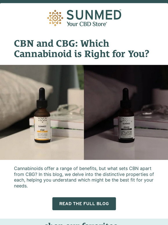 Sunmed: CBN vs. CBG: Understanding Their Differences and Benefits | Milled