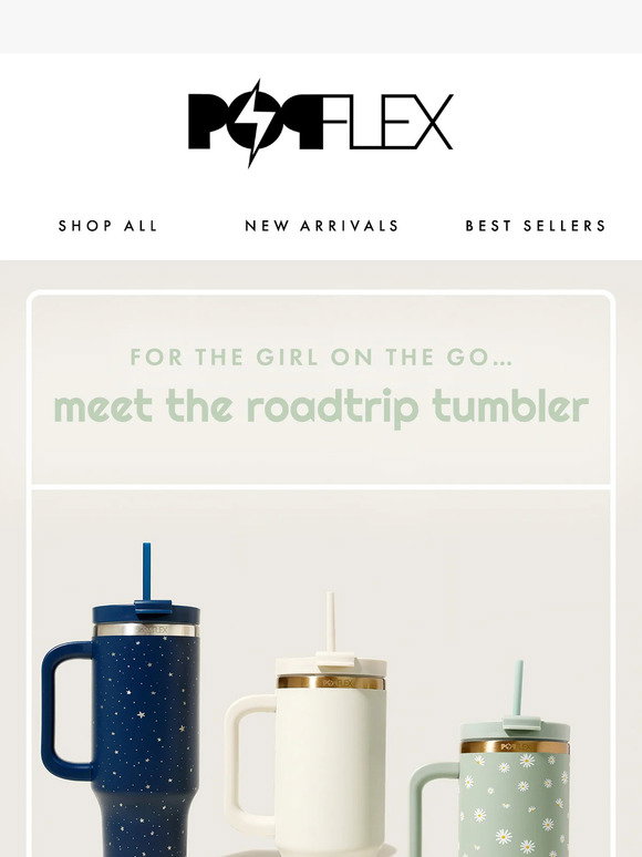 POPFLEX: Meet the Roadtrip Tumbler | Milled