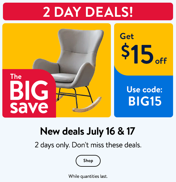 Walmart: 2 days only! GET $15 OFF 🤩 | Milled