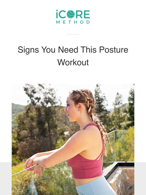 iCORE Method: Sign You Need This Posture Workout 🤩 | Milled