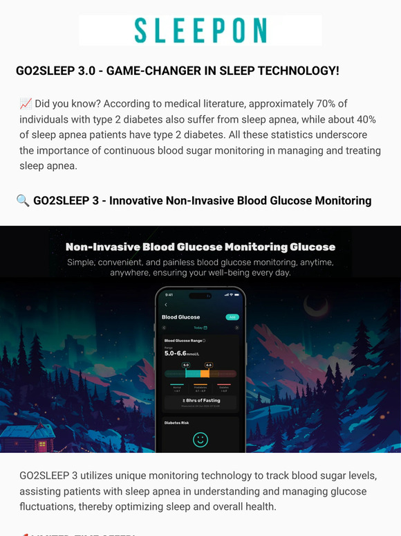 Sleepon: 🔍 GO2SLEEP 3 - Innovative Non-Invasive Blood Glucose ...