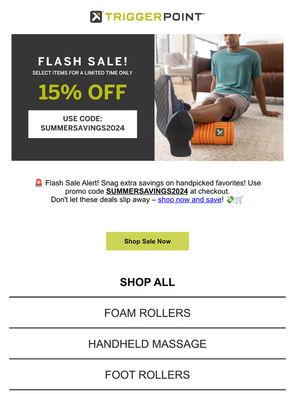 TriggerPoint: Shop and Save with TriggerPoint's Flash Sale! | Milled