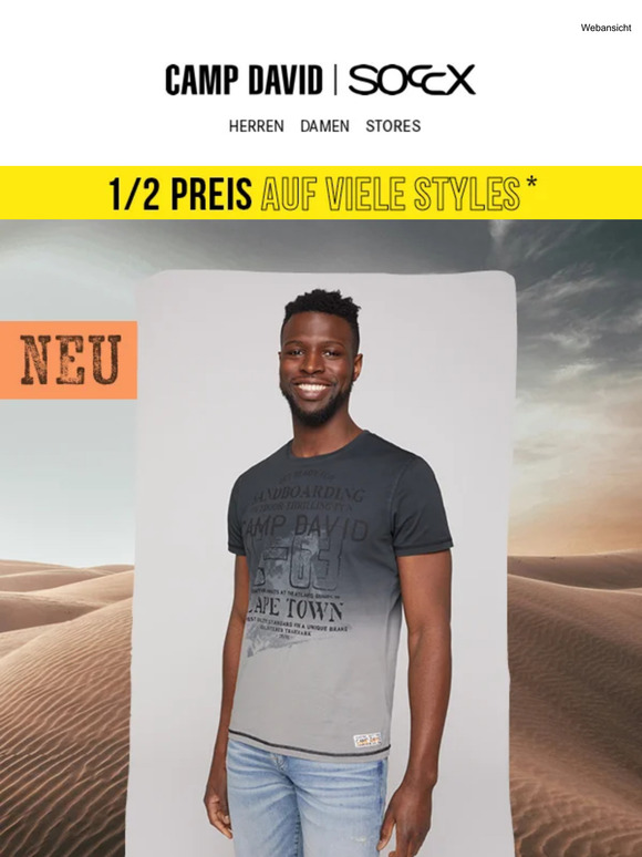 CAMP DAVID: NEU: Sun & Sand 🏖 Gewinnspiel Berlin Thunder Tickets | Milled