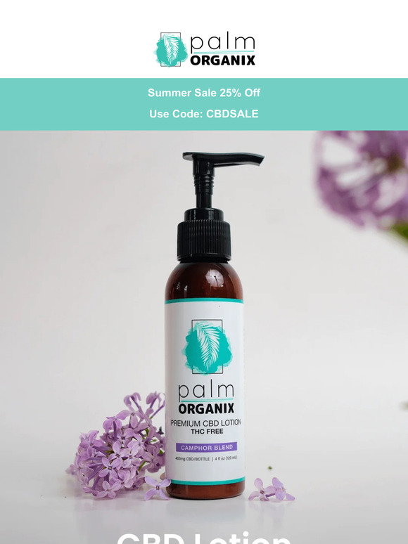 Palm Organix: Discover Our Lotion with Camphor | Milled