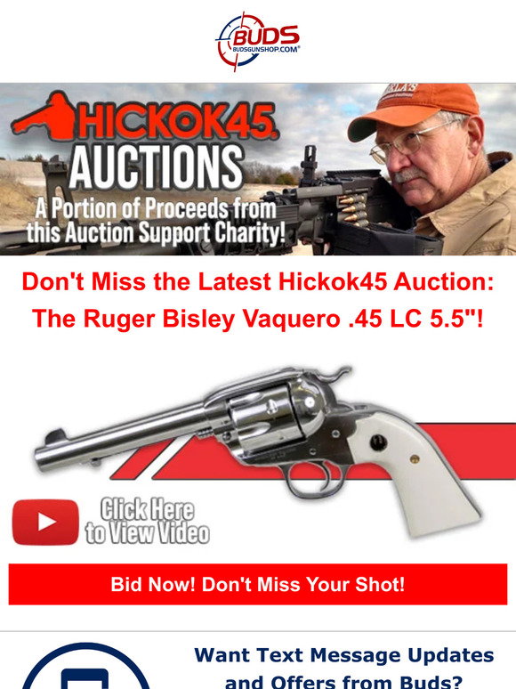 Buds Gun Shop: 🎯Hickok45 Auctions Are Back | Milled