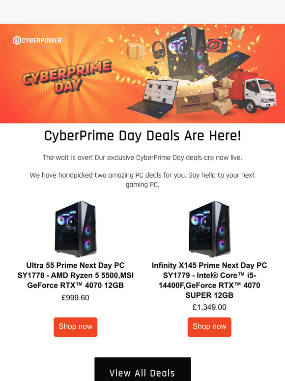 CyberPowerPC: CyberPrime Day is Here! | Milled