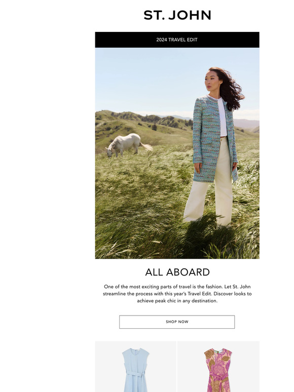 St. John Knits: Discover the 2024 Travel Edit | Milled