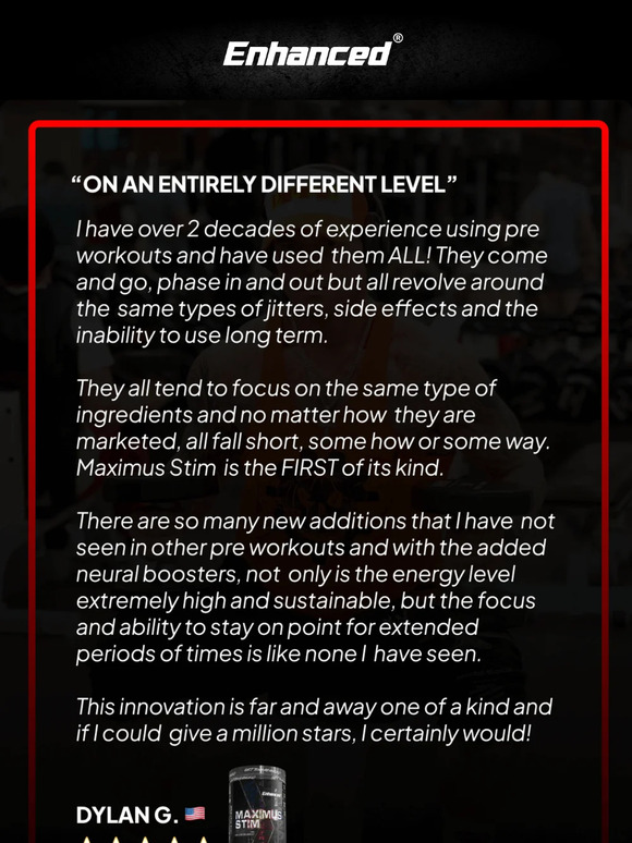 Enhanced Labs: 🤔 Why Dylan Calls Maximus Stim "On An Entirely Different ...