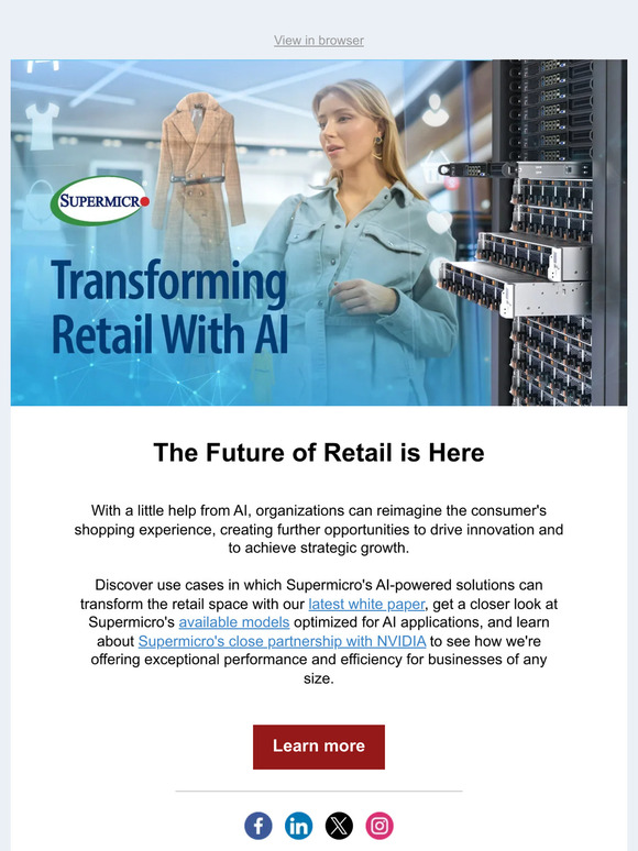 Supermicro: How is the world of retail transforming with AI? | Milled