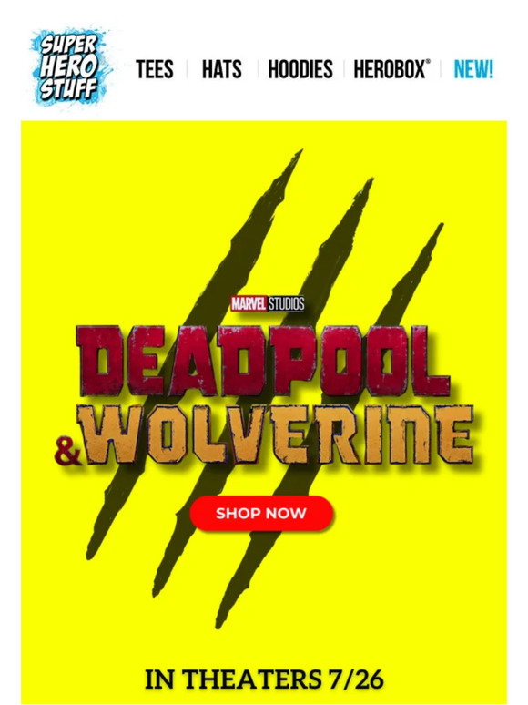SuperHeroStuff: Slash into Style: Deadpool & Wolverine Merchandise Now ...