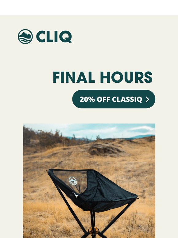 CLIQ: Final Hours to Save 20% on the ClassiQ Chair | Milled